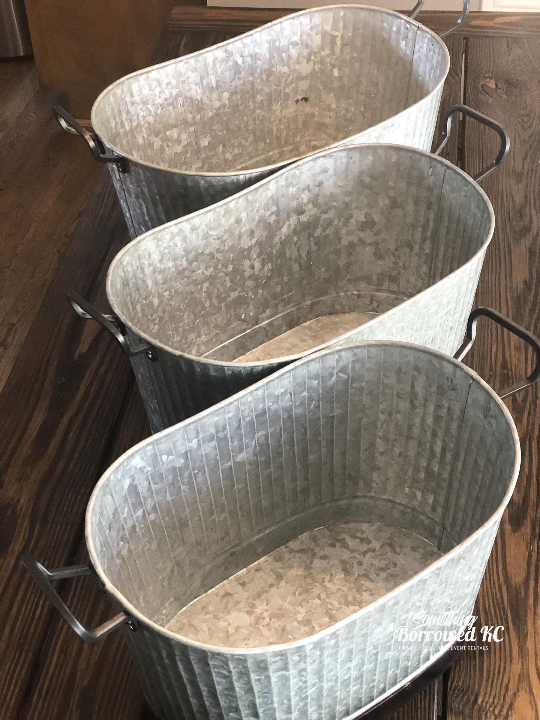 Nesting Metal Tubs Set-$12 | Something Borrowed KC