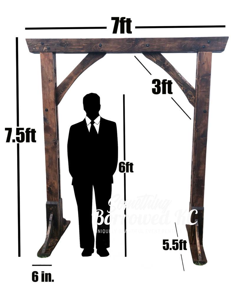 Rustic Wood Arbor – $50 | Something Borrowed KC