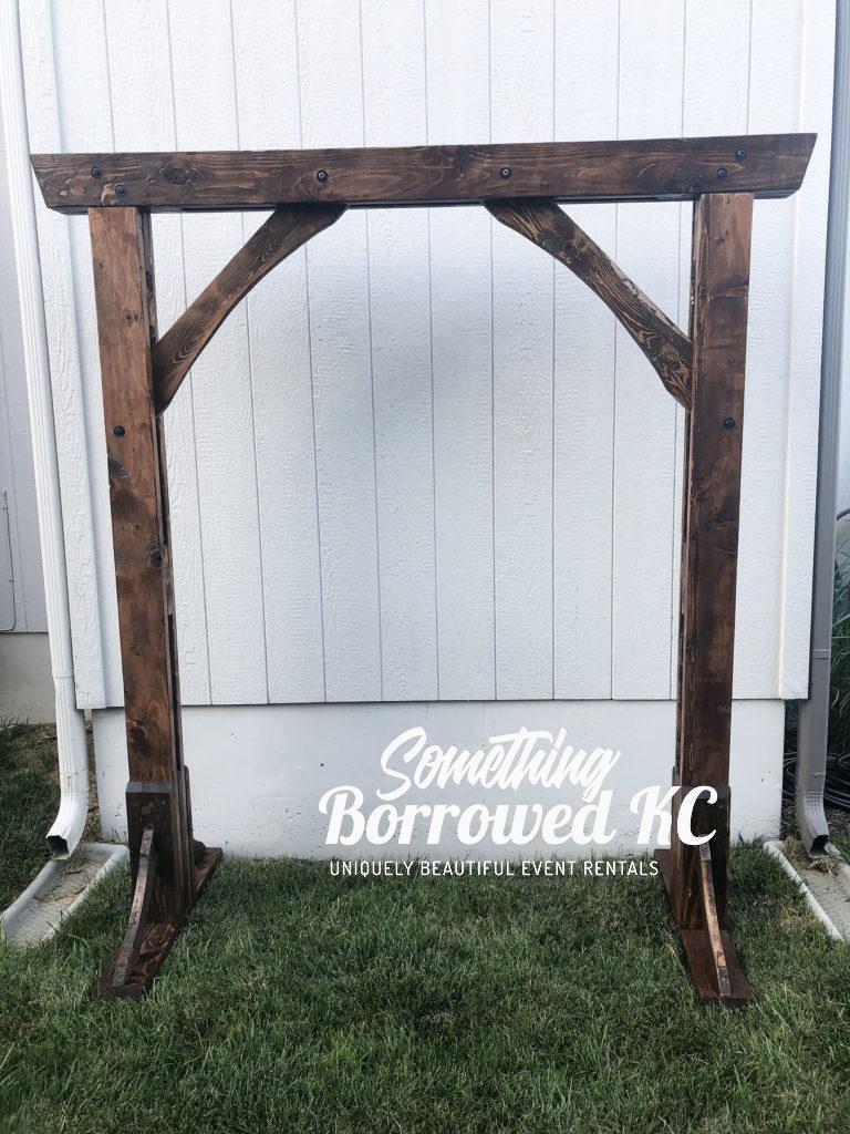 Rustic Wood Arbor – $50 | Something Borrowed KC