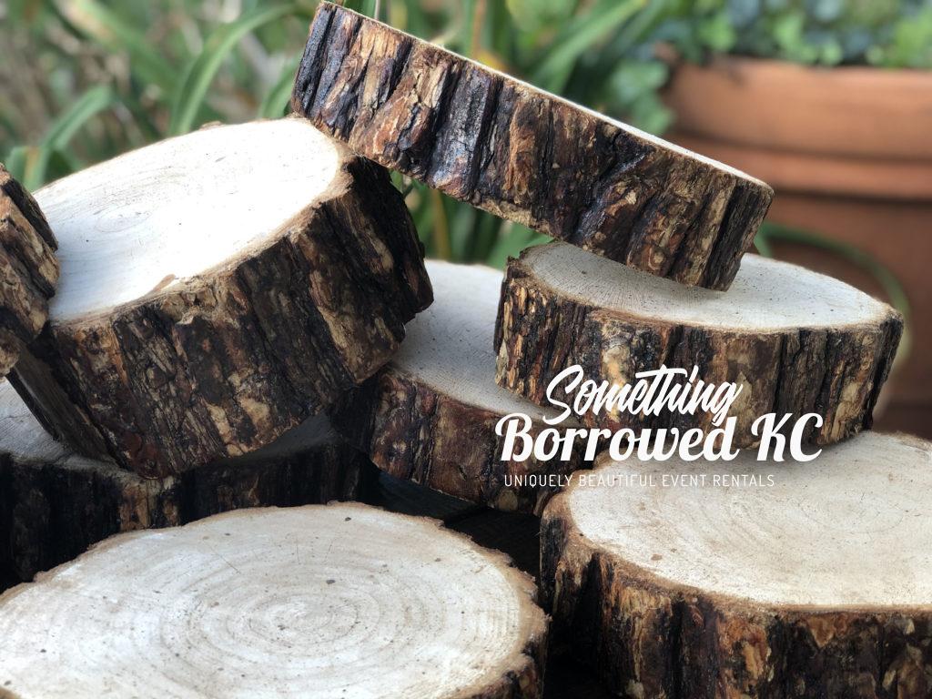Small Wood Log Risers-$2 | Something Borrowed KC