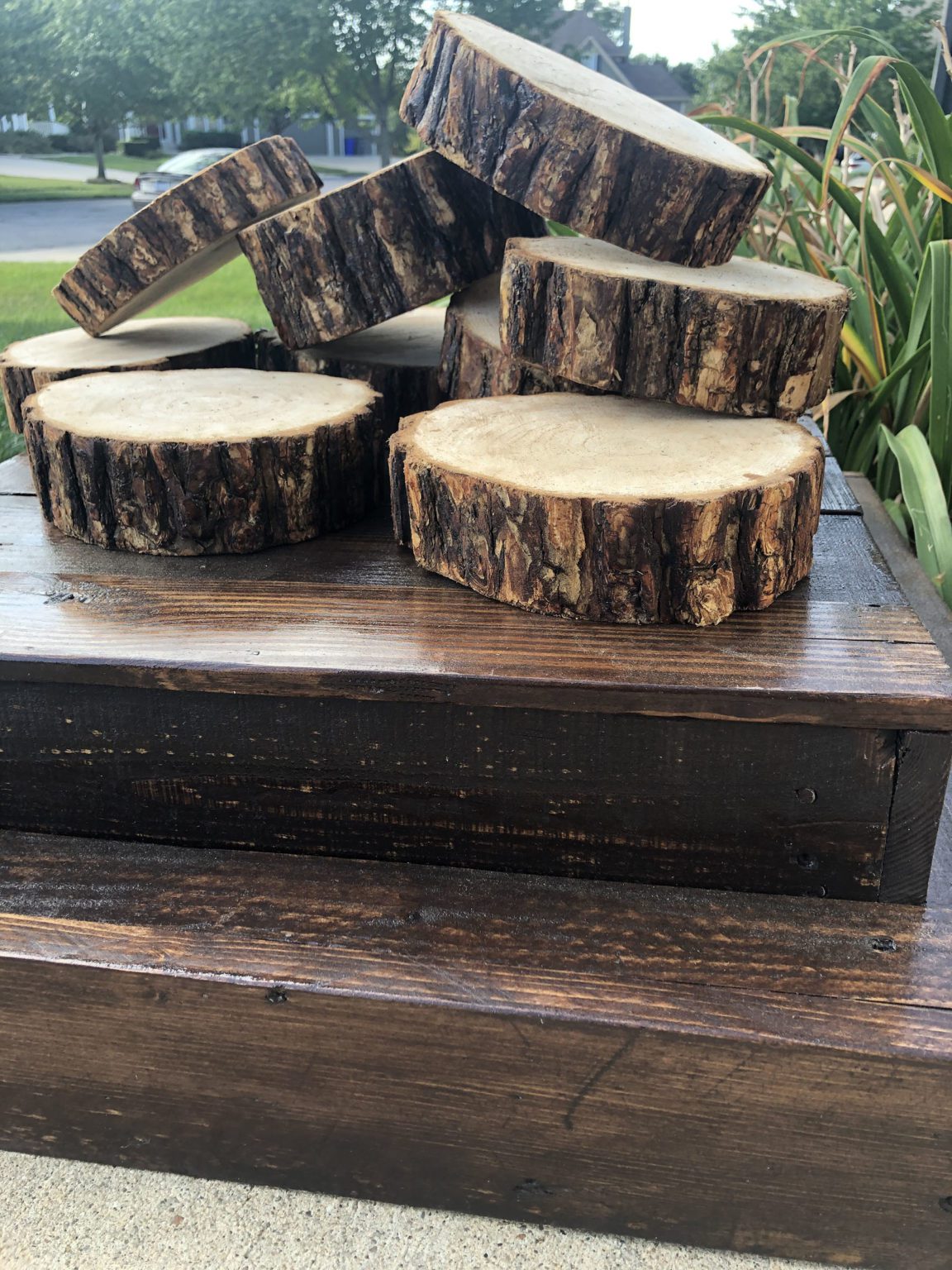 Small Wood Log Risers-$2 | Something Borrowed KC