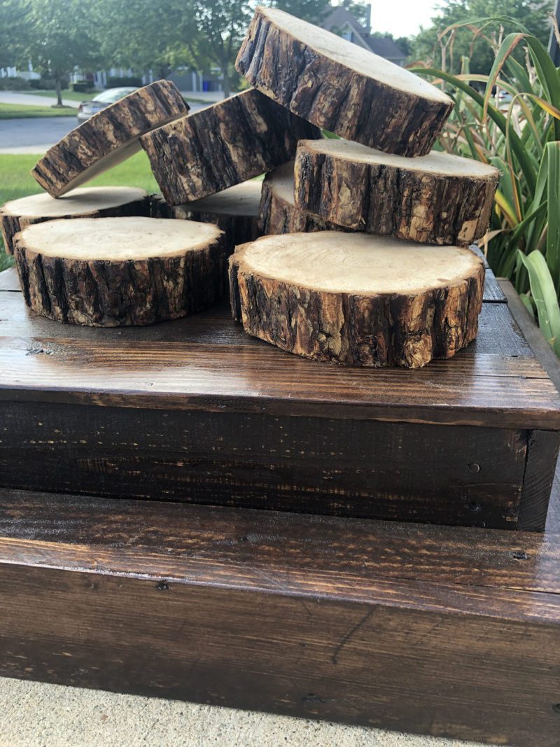 Small Wood Log Risers-$2 | Something Borrowed KC