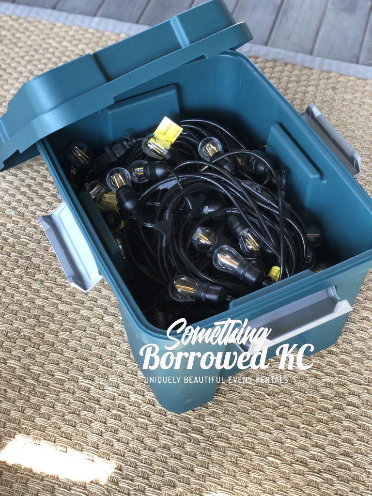 Edison Light Strands 300ft-$70 | Something Borrowed KC