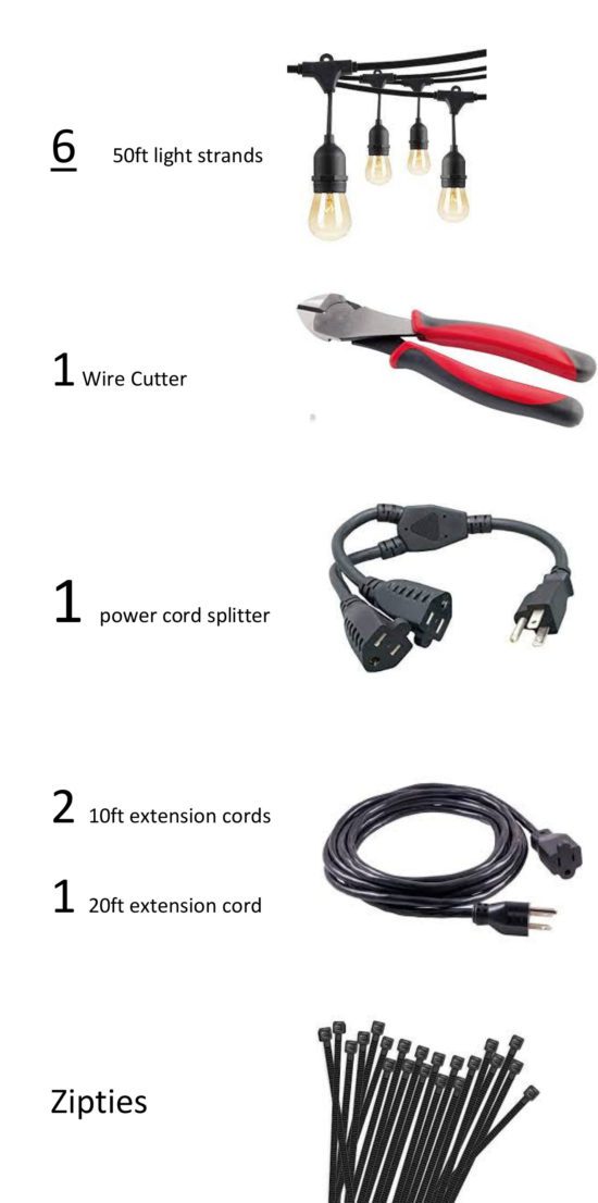 Edison Light Strands 300ft-$70 | Something Borrowed KC