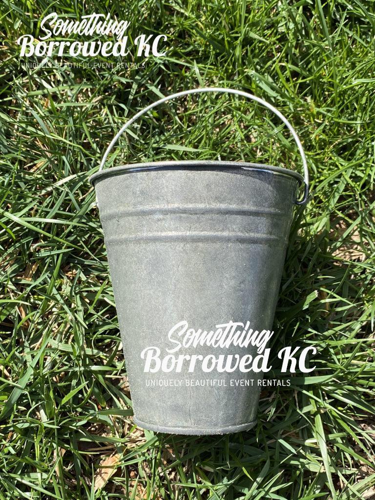 Small Galvanized Metal Hanging Bucket-$1.50 | Something Borrowed KC