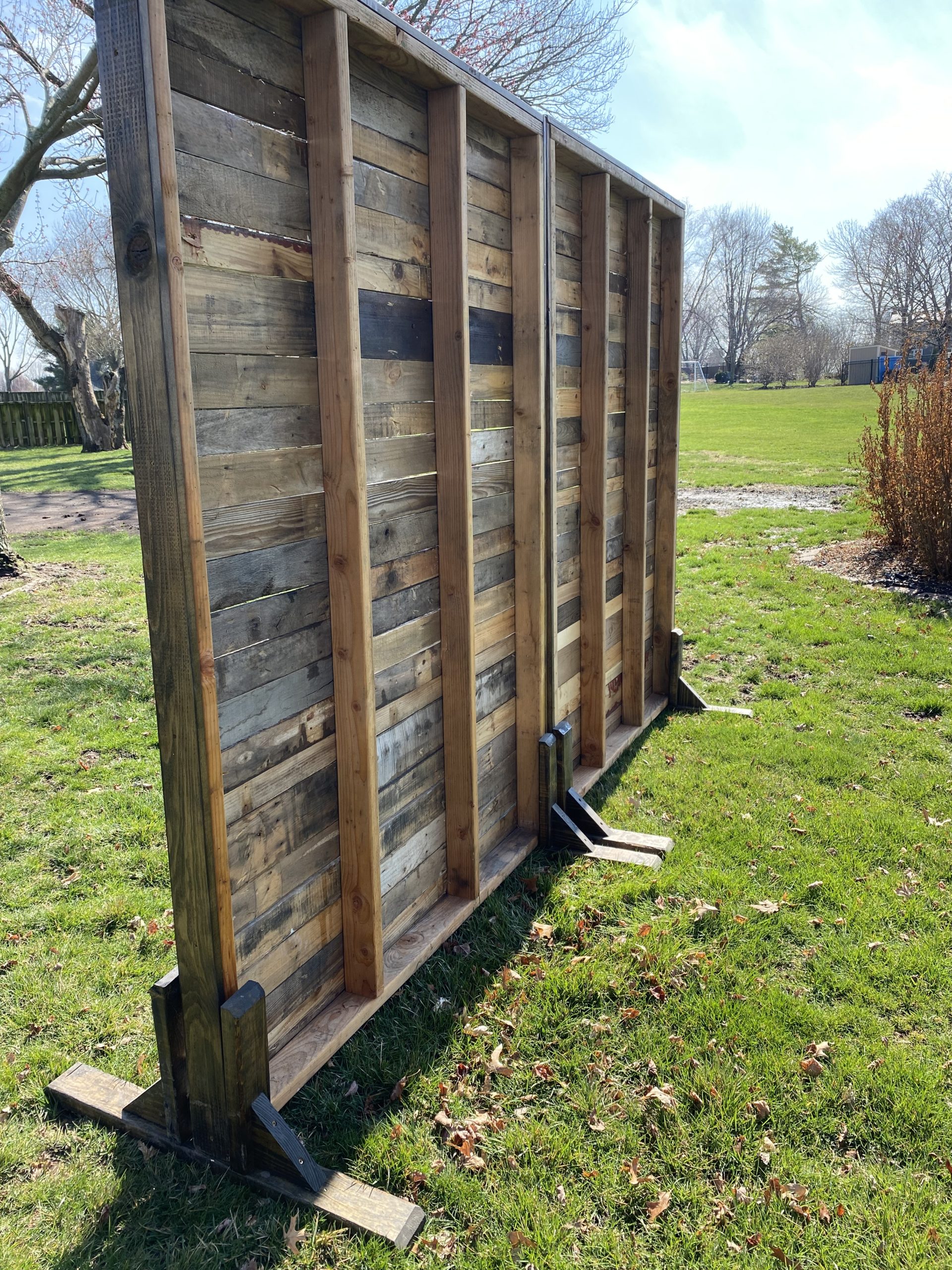 Mixed Wood Pallet Backdrop Wall-$50 | Something Borrowed KC