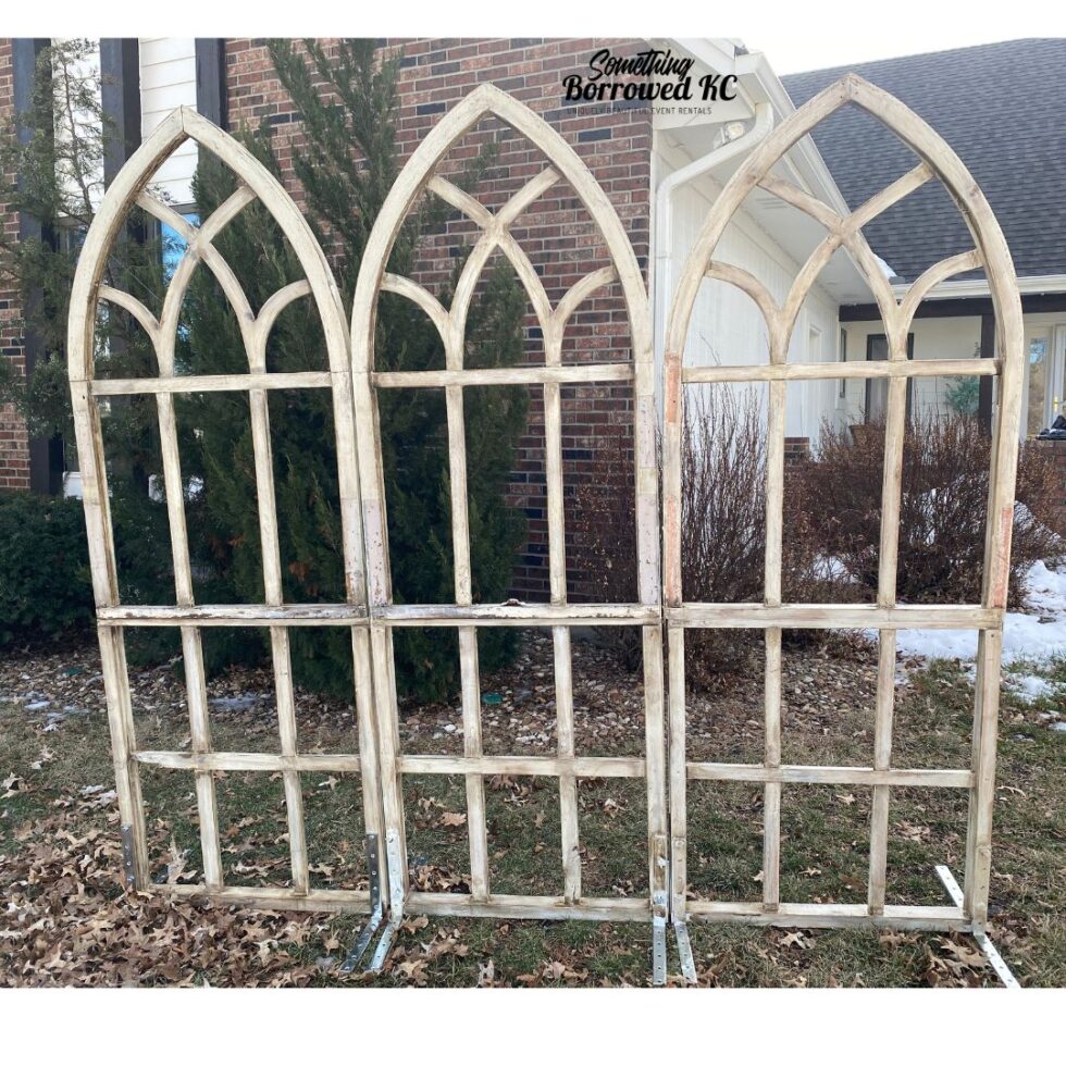 Introducing Our Handmade Cathedral Window Backdrops | Something Borrowed KC