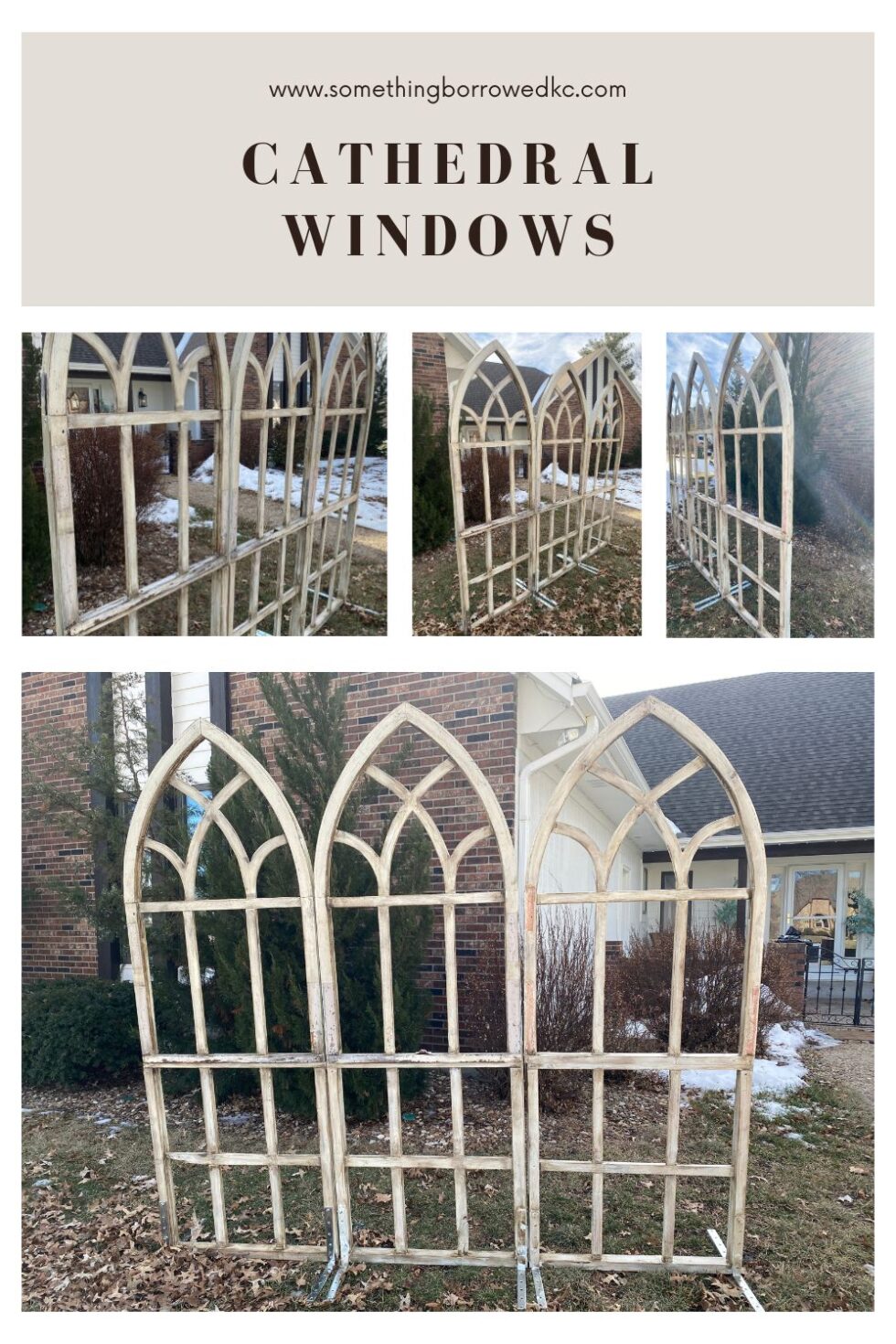 Introducing Our Handmade Cathedral Window Backdrops | Something Borrowed KC